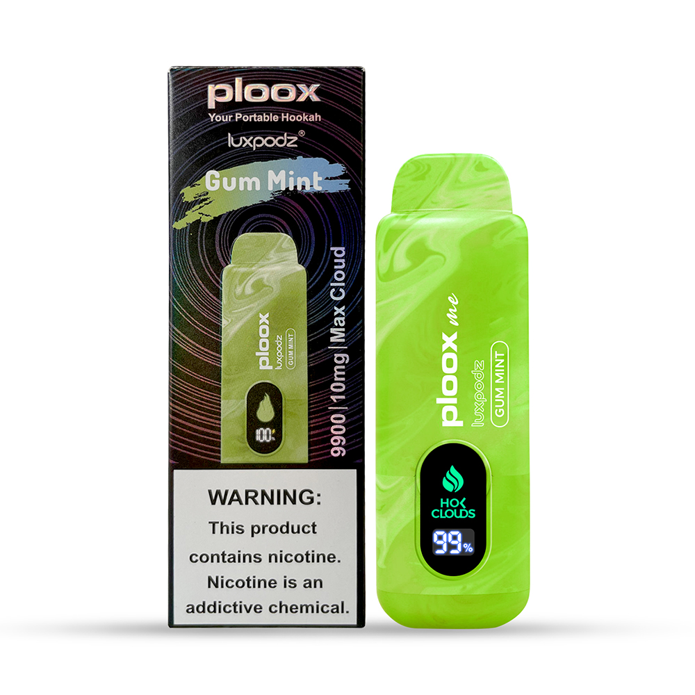 Vape Gum Mint Ploox 9900 Puffs